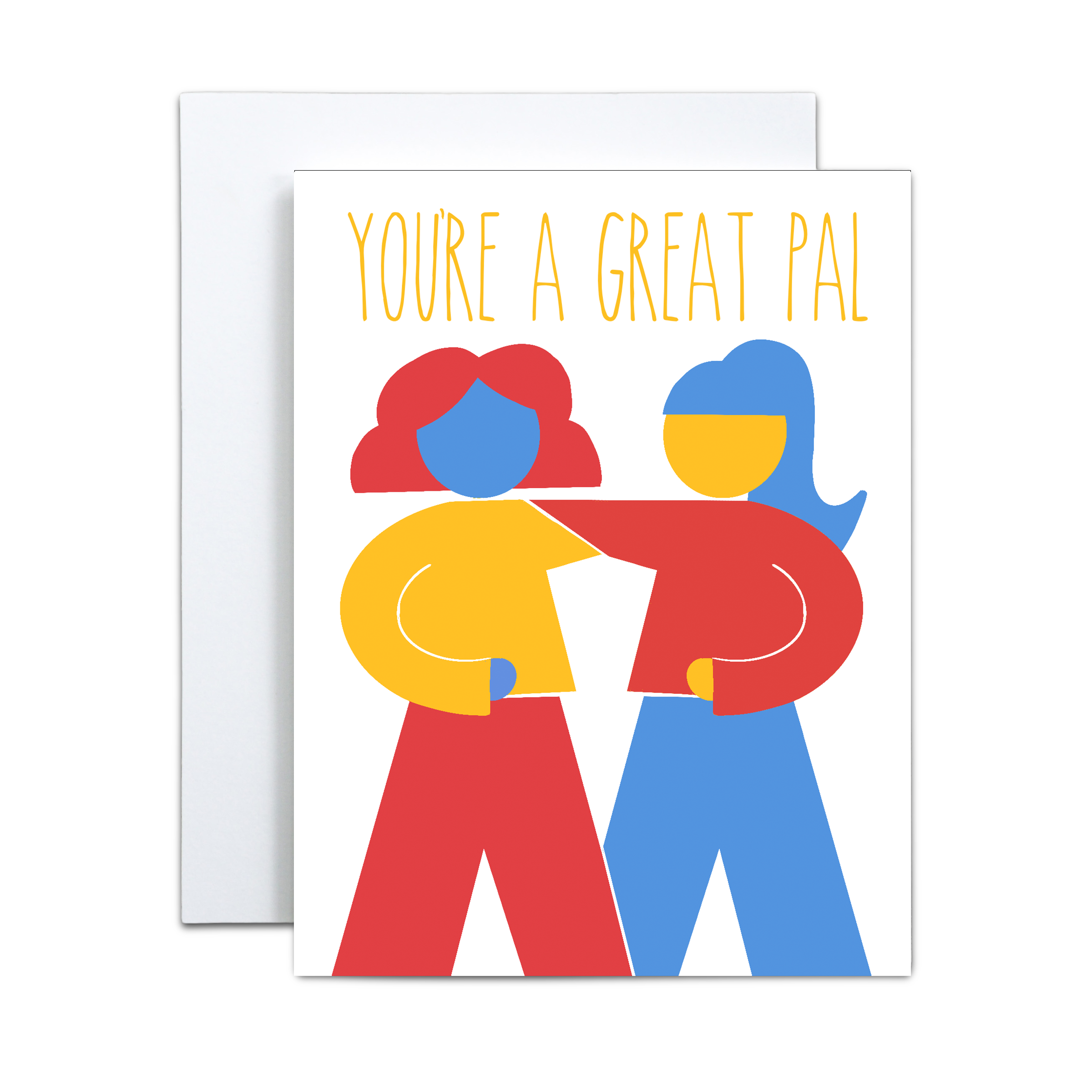 Handmade Illustrated Greeting Card for Friendship